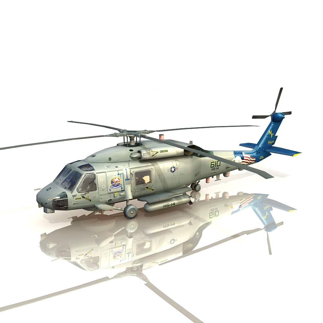 3d Sh-60 Hs-14 Model