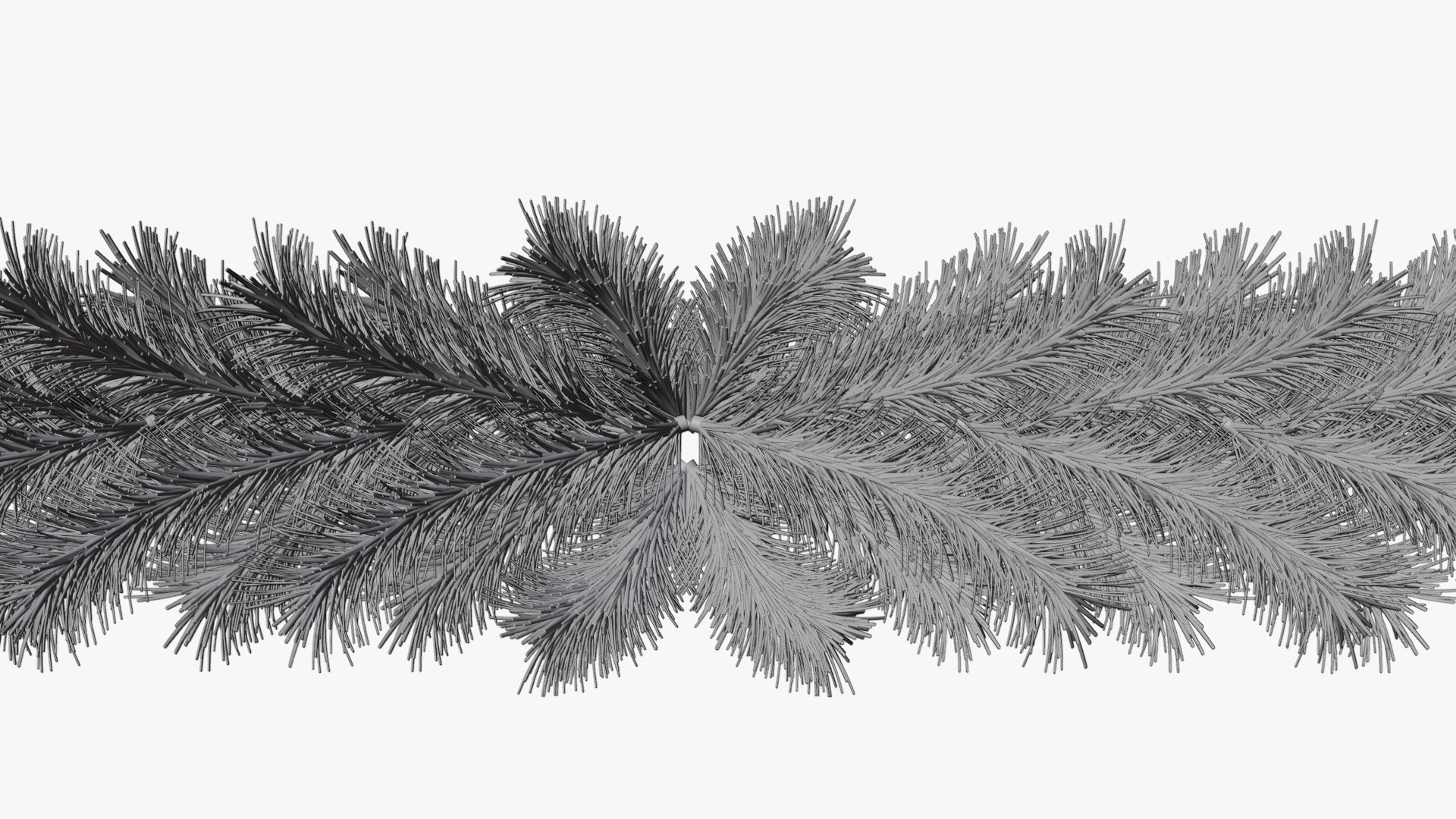 Long Christmas Wreath 3D Model - TurboSquid 2326803