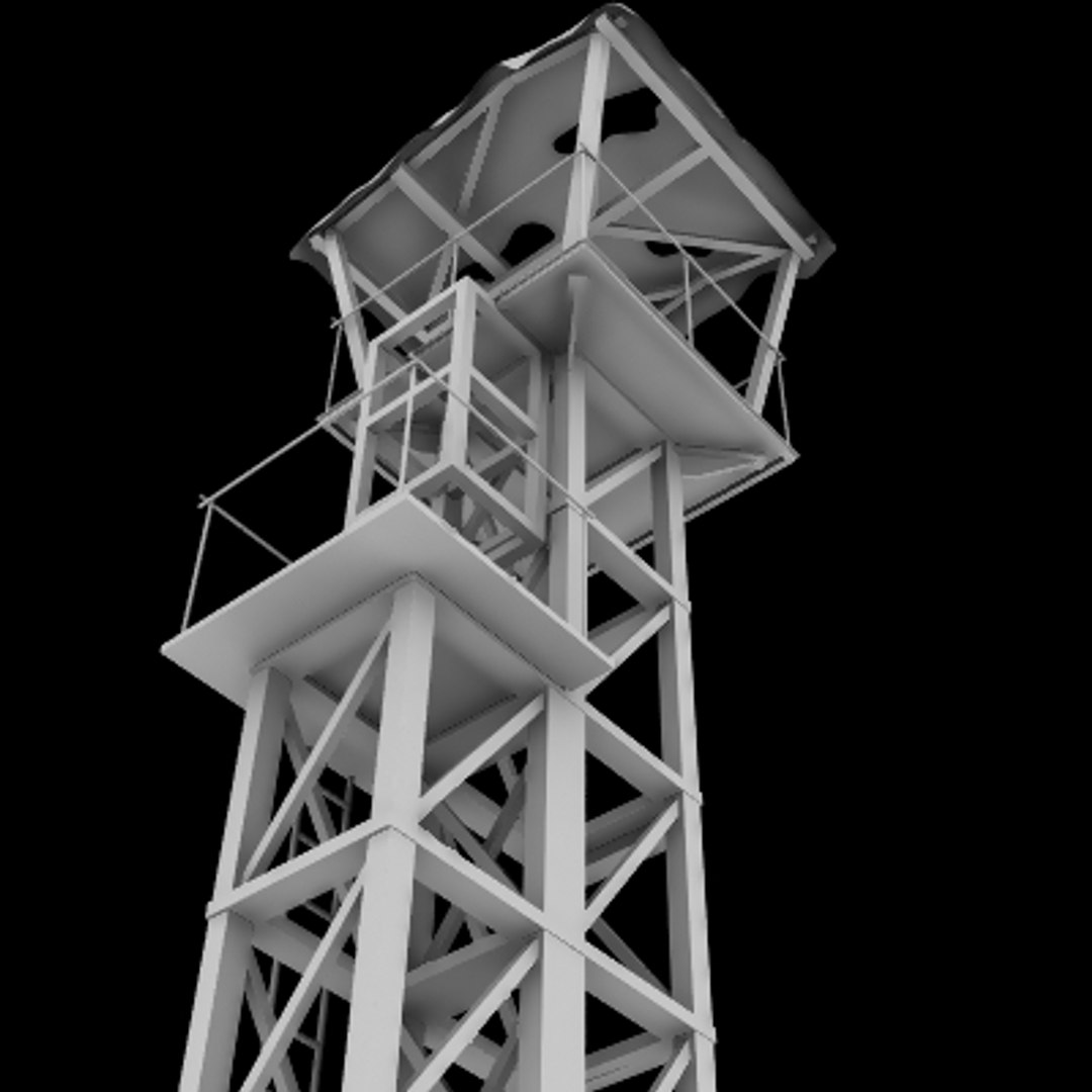Scrap Guard Tower Town 3d 3ds