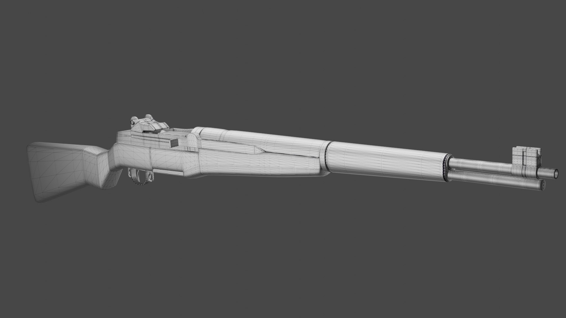 3D Model High Poly Model M1 Garand - TurboSquid 2094068