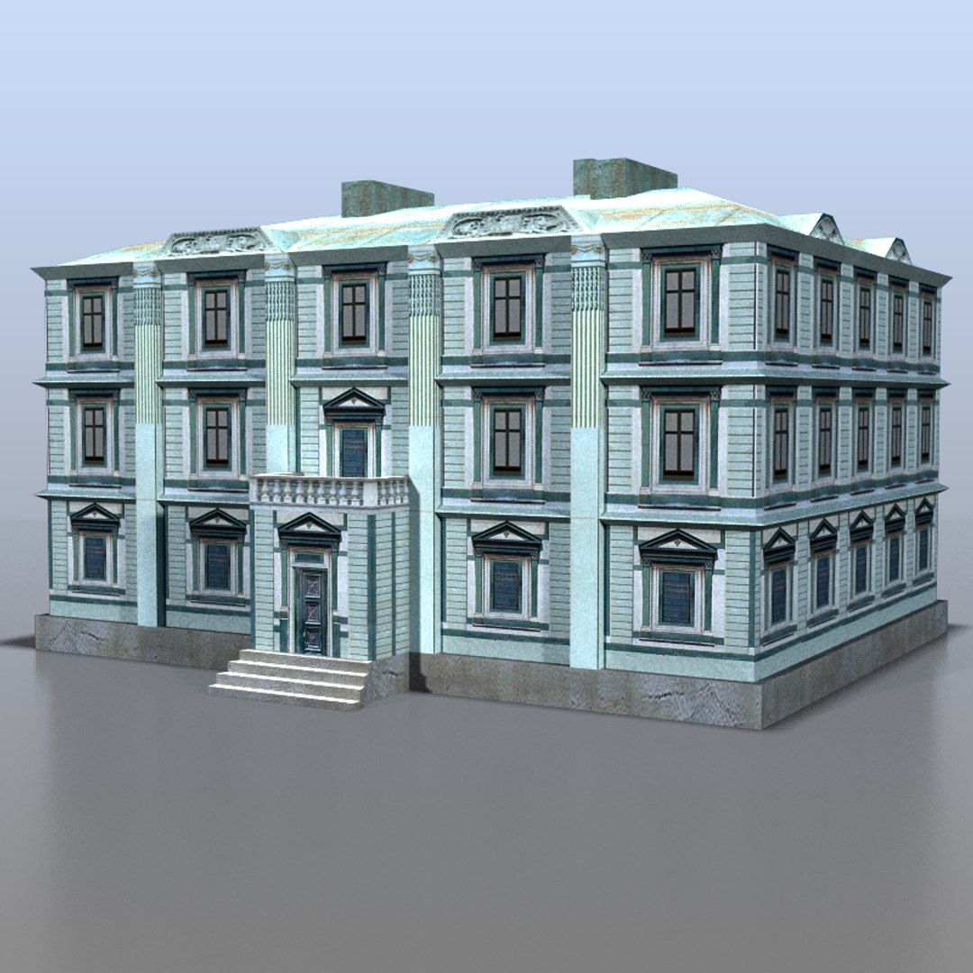 3d house russia model