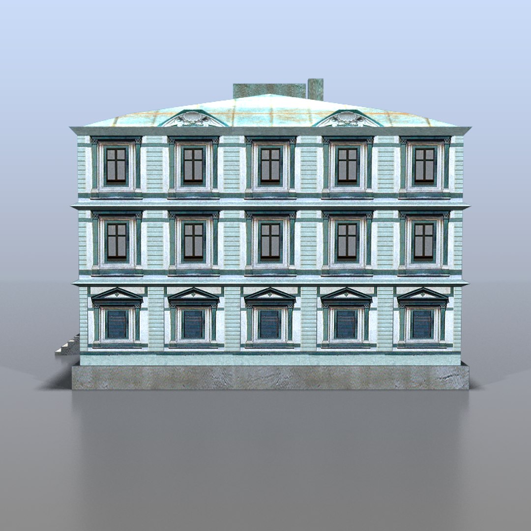 3d house russia model