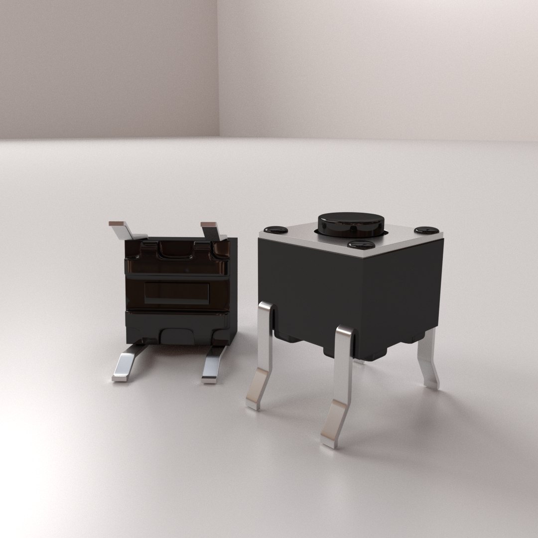 Tactile Push Button 3D Model - TurboSquid 1181557