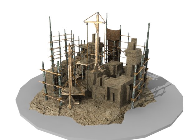 ancient buildings 3d model