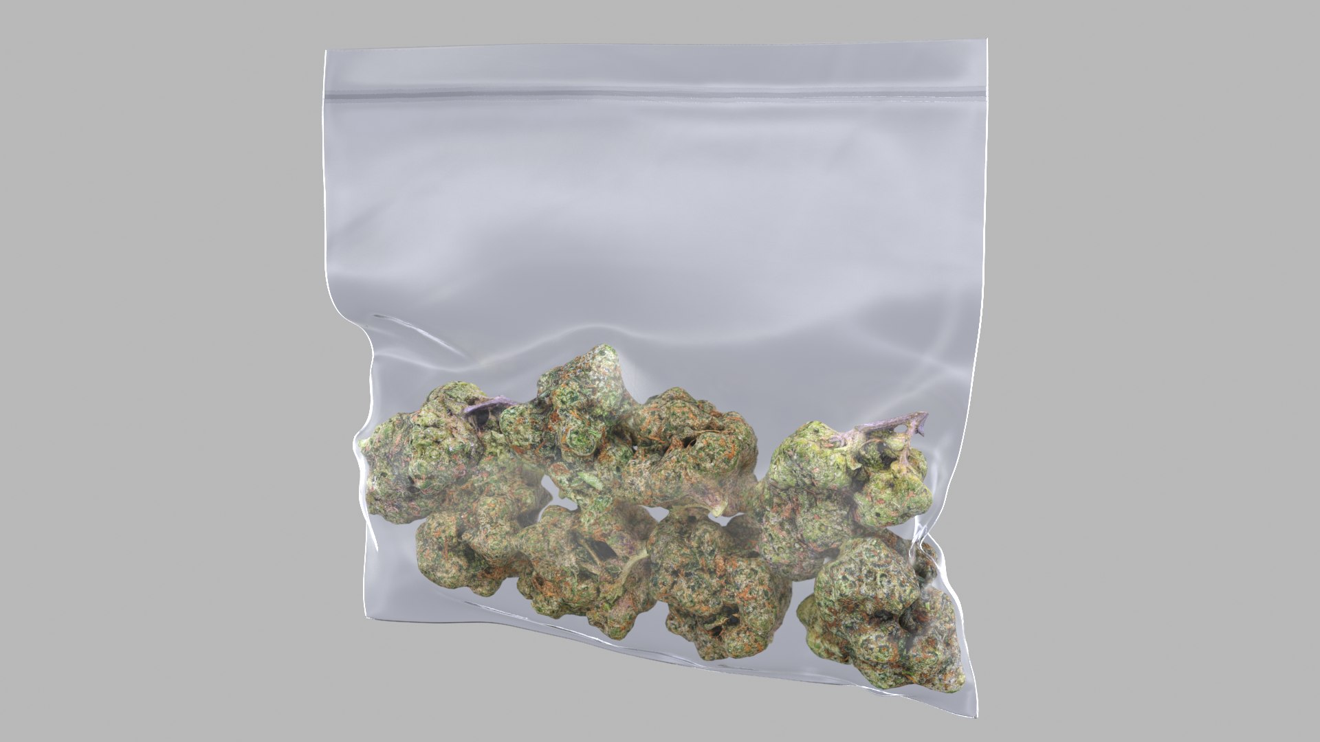 Bag of Cannabis 3D model - TurboSquid 1987451