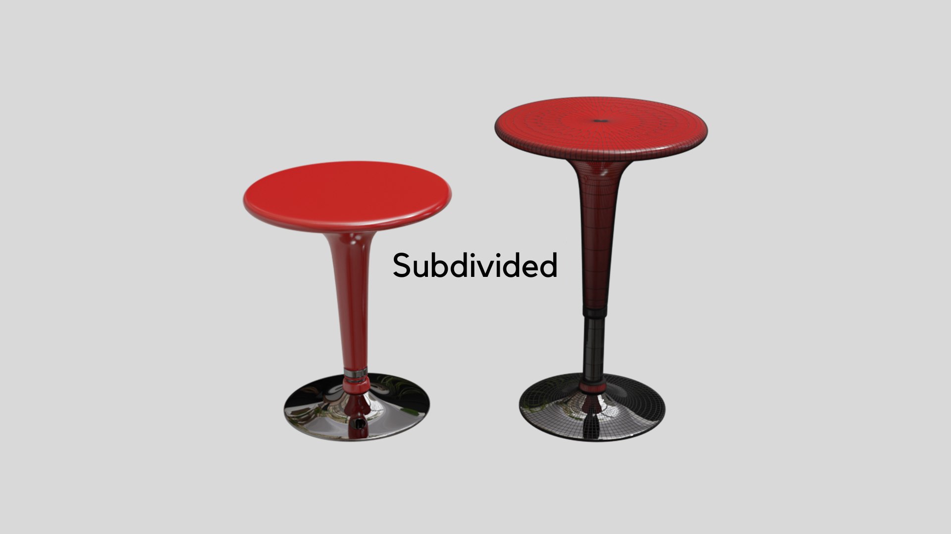 Free 3D Don Bar Stool Or Magis Bombo Table Model - TurboSquid 2239652