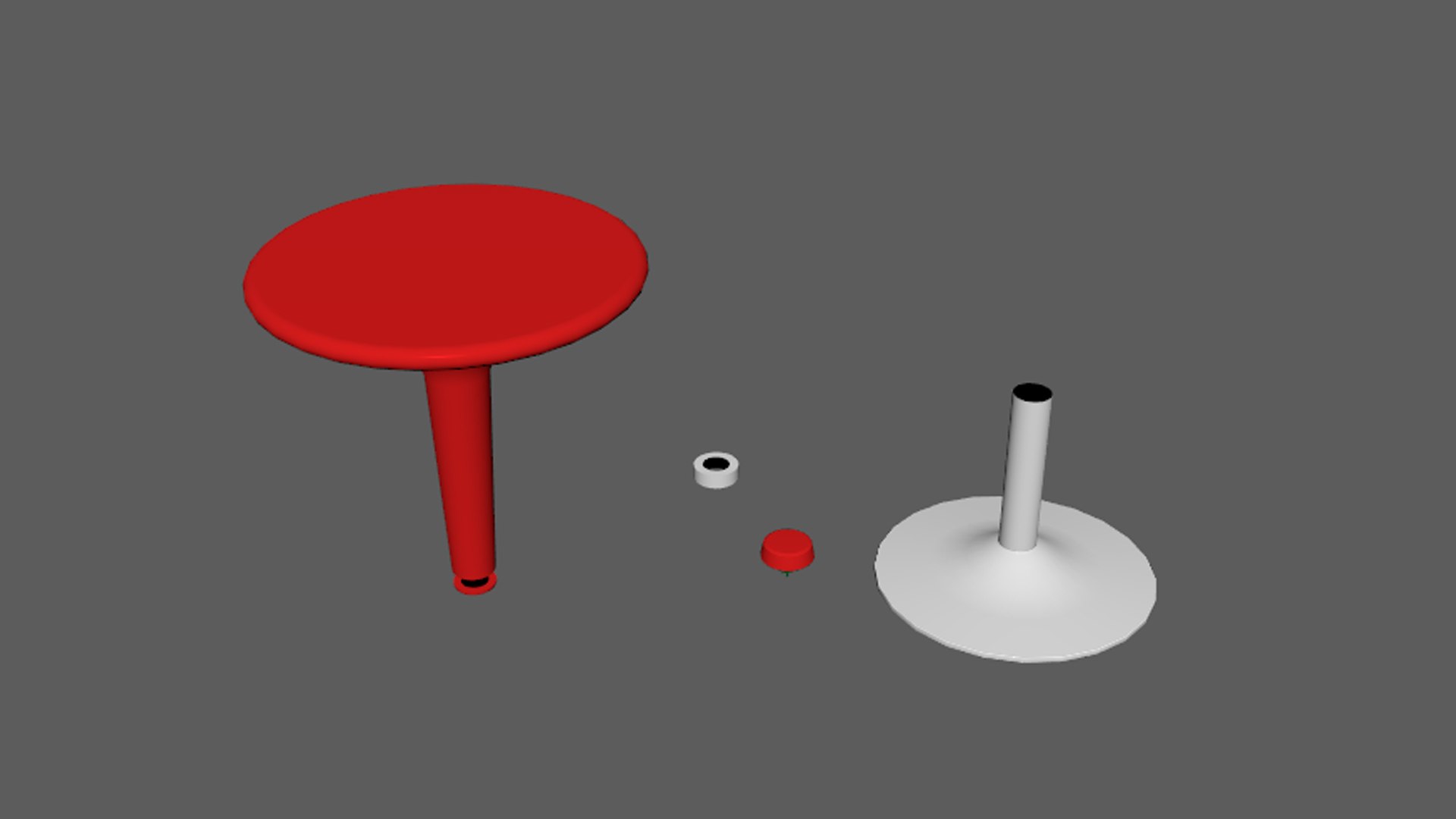 Free 3D Don Bar Stool Or Magis Bombo Table Model - TurboSquid 2239652