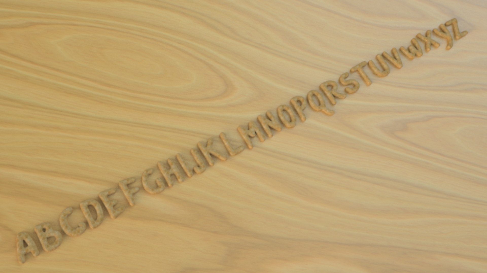 3D Alphabet Cereal - TurboSquid 1338132
