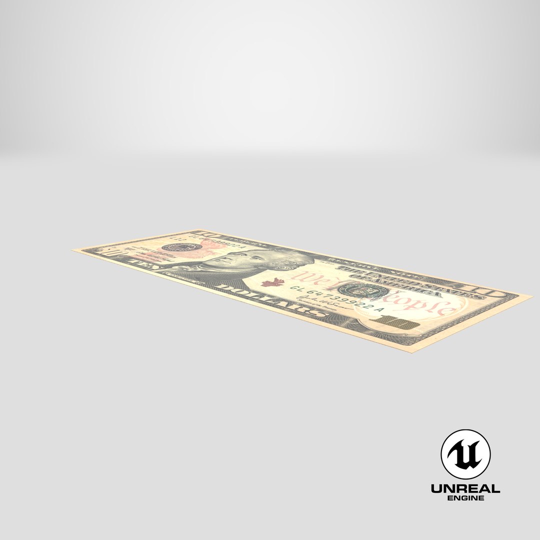 3D dollar bill - TurboSquid 1594479
