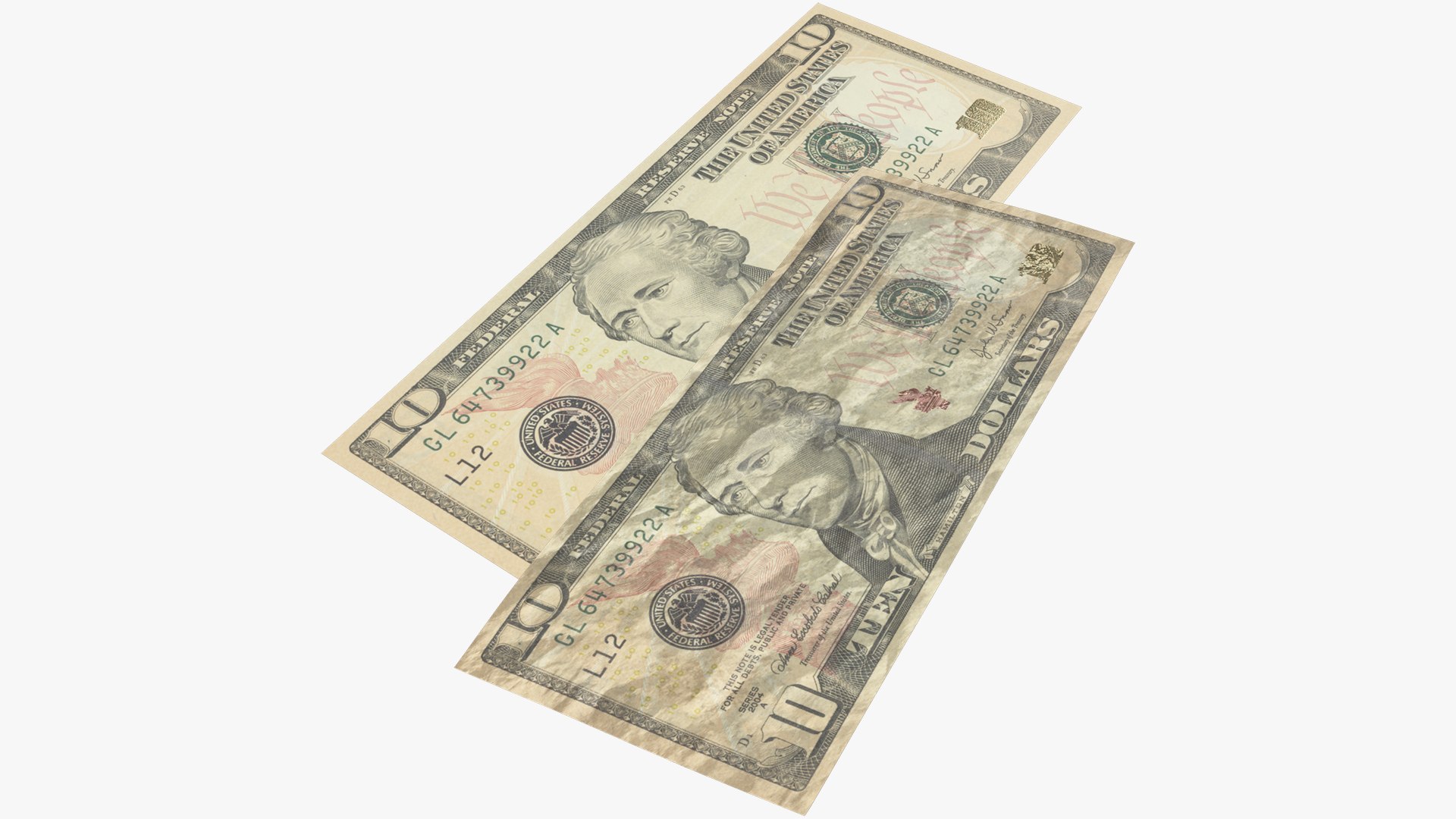 3D Dollar Bill - TurboSquid 1594479