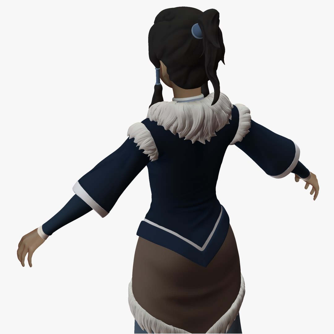 3d model korra legend nickelodeon