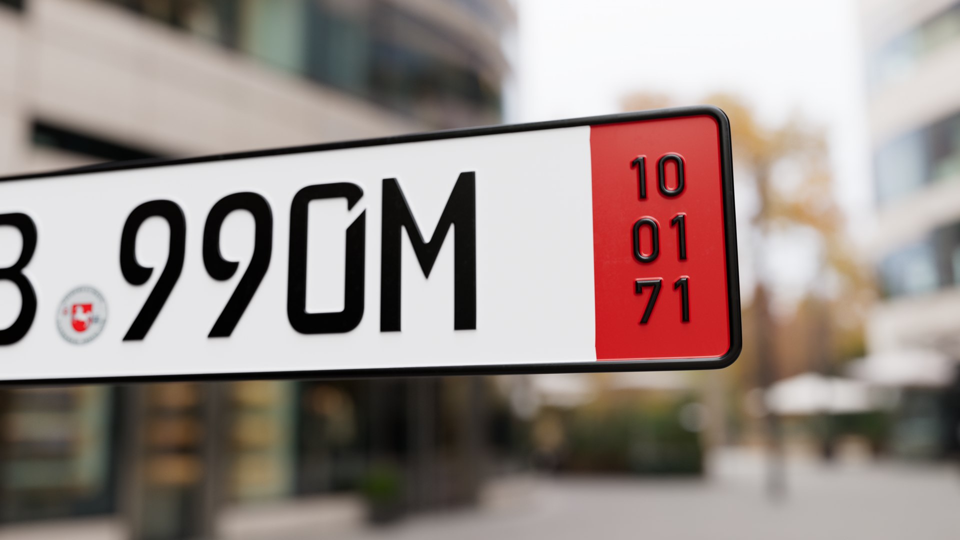 EU UK Switzerland Japanese Spain Italian Number Plate 3D Model ...