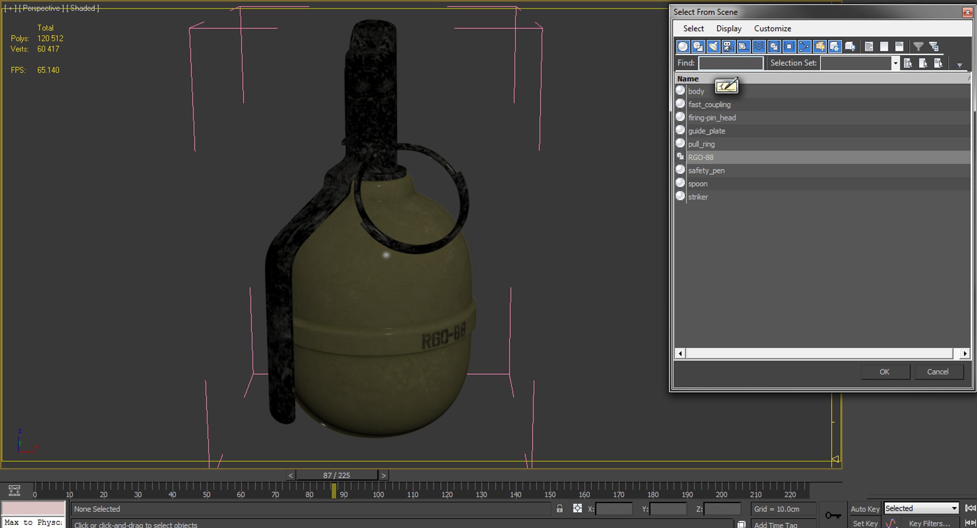 3d max grenade rgo-88