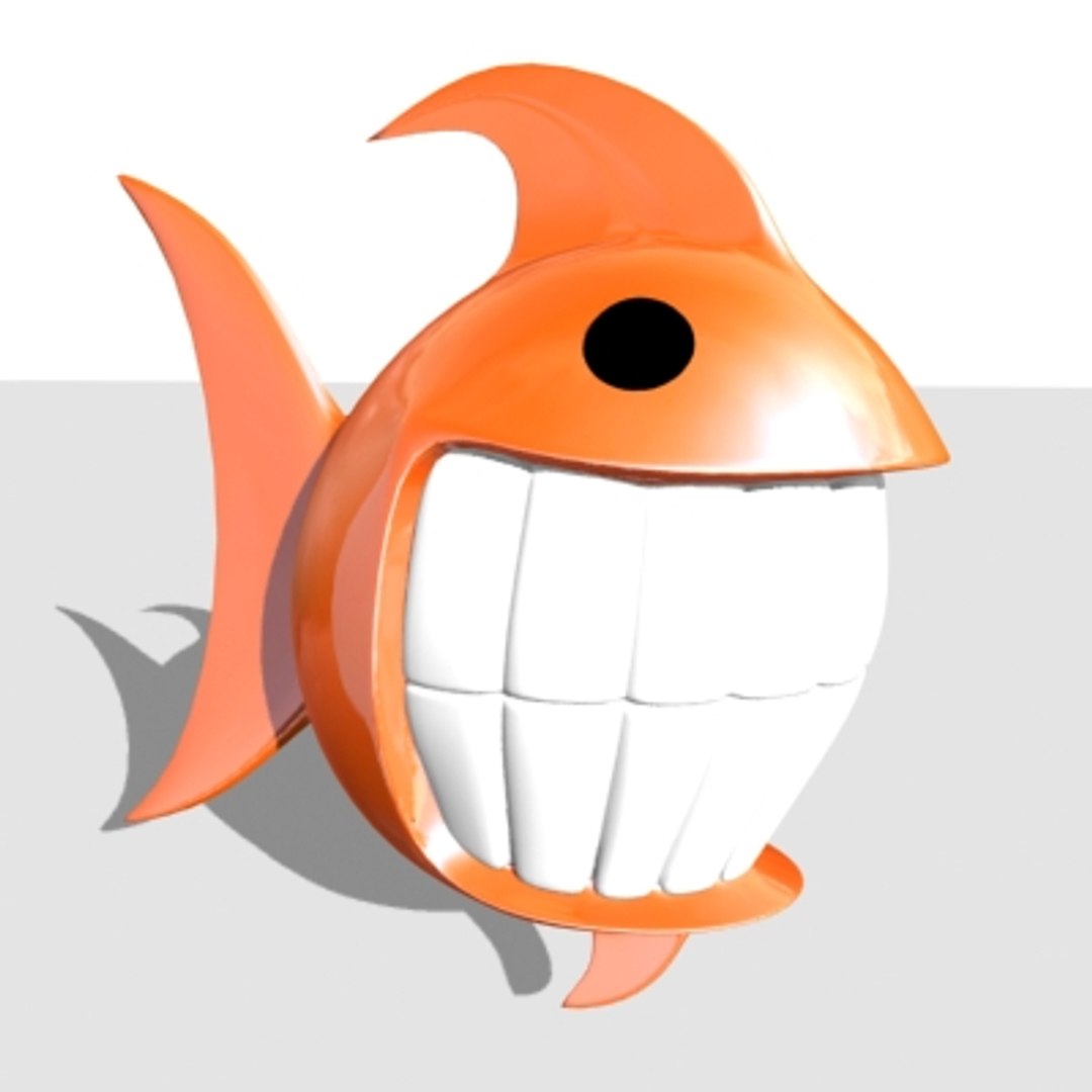 fish toon 3d max