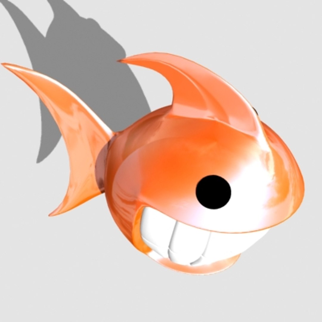 fish toon 3d max
