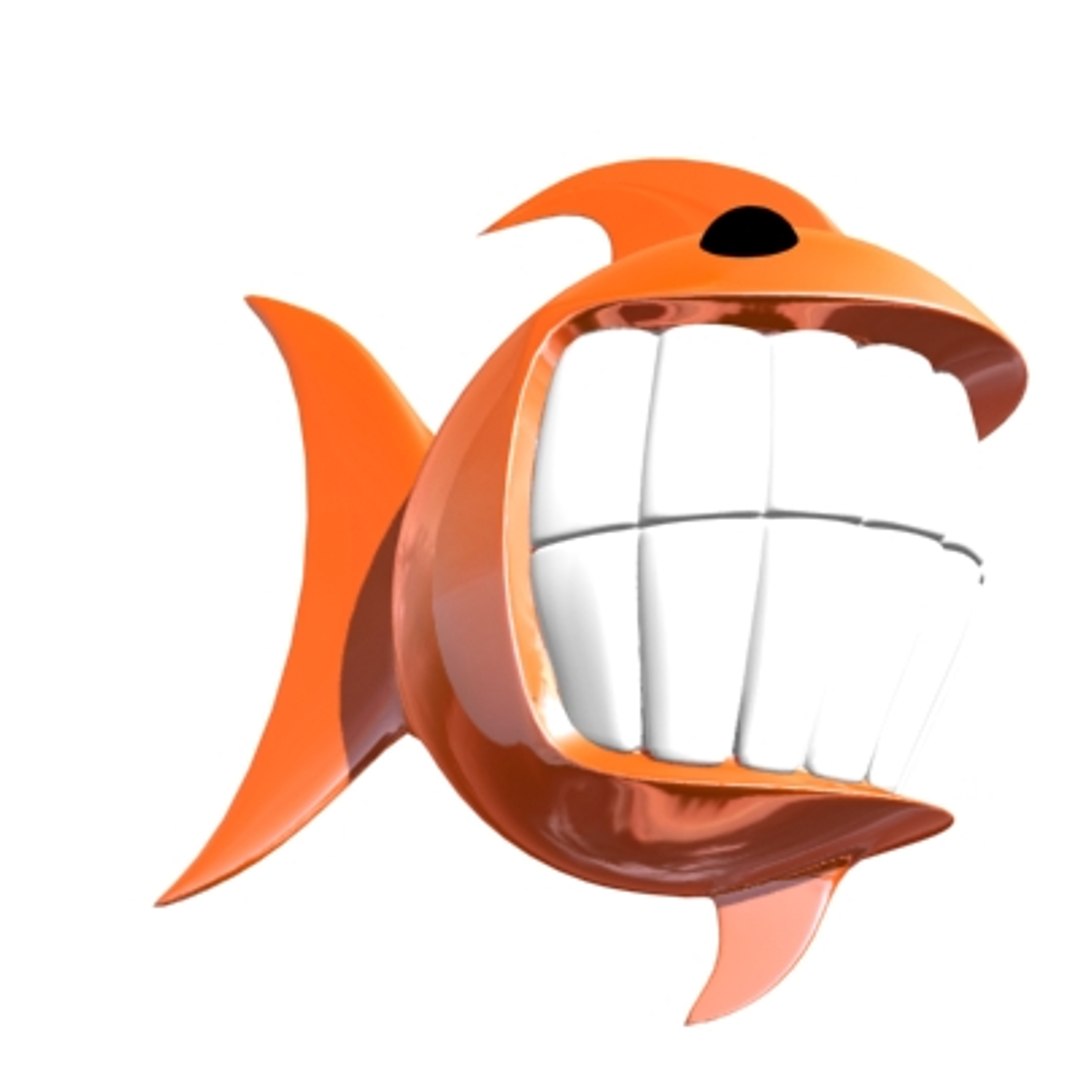 fish toon 3d max