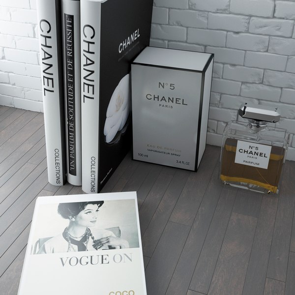 books chanel 5 3d max