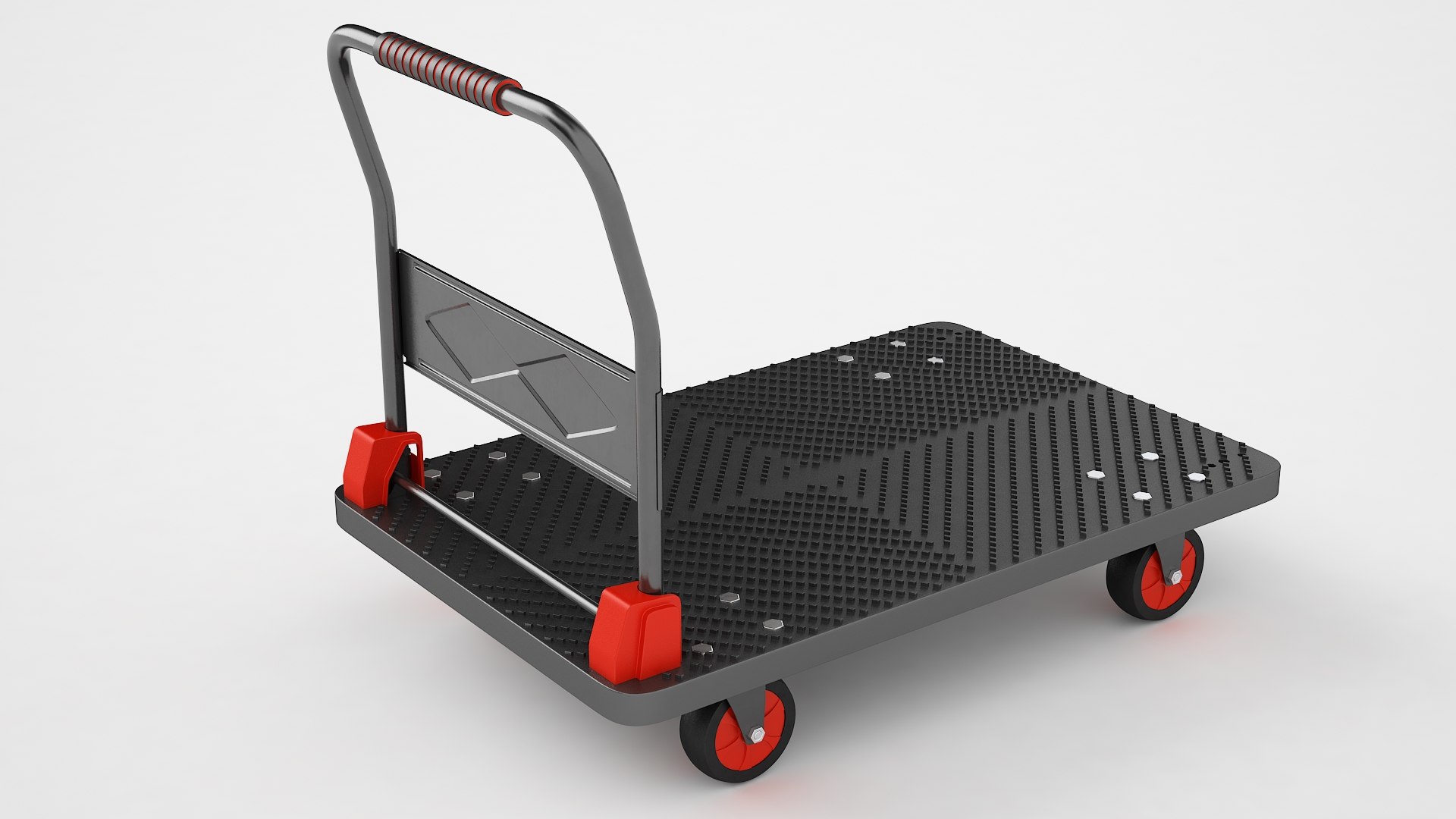 3D Platform Truck Push Cart Dolly 01 Model - TurboSquid 2211475