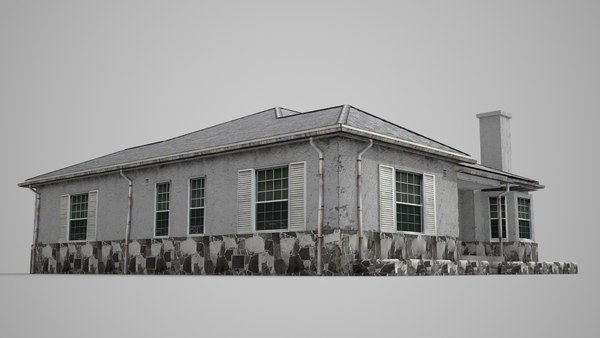 3D modern building white - TurboSquid 1625872