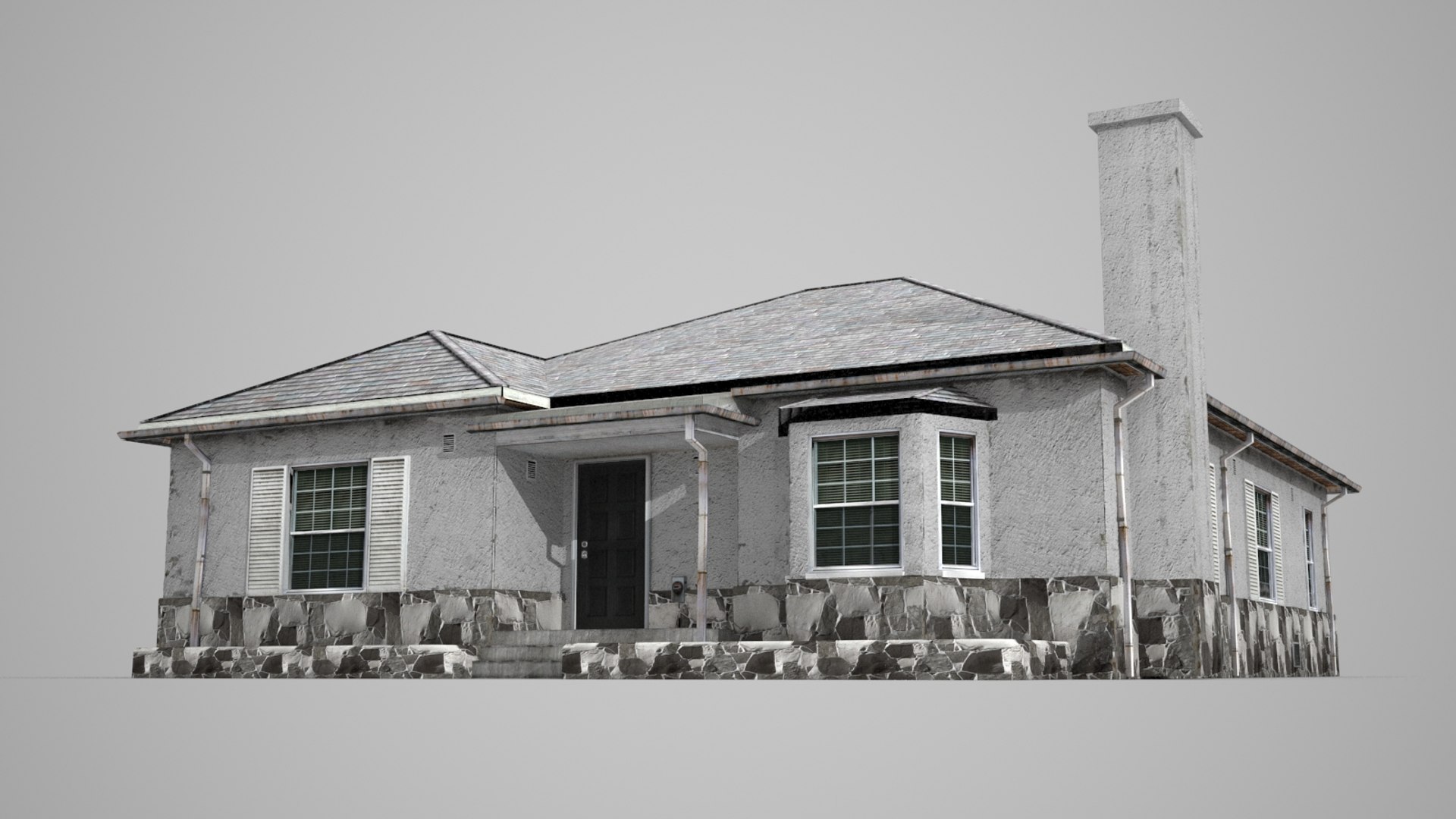 3D modern building white - TurboSquid 1625872