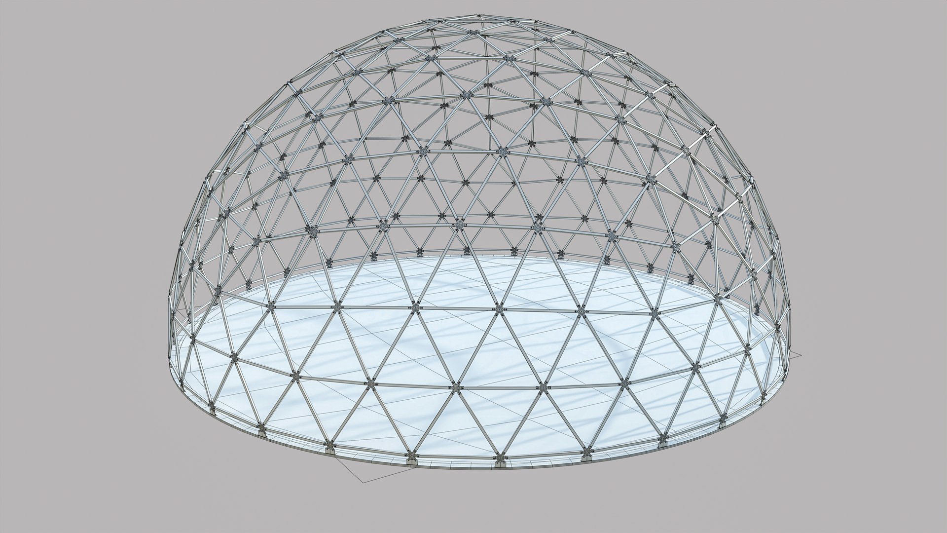 Geodesic Dome V6 Construction 3D Model - TurboSquid 2259394