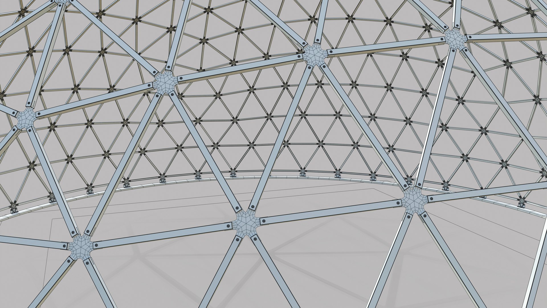 Geodesic Dome V6 Construction 3D Model - TurboSquid 2259394