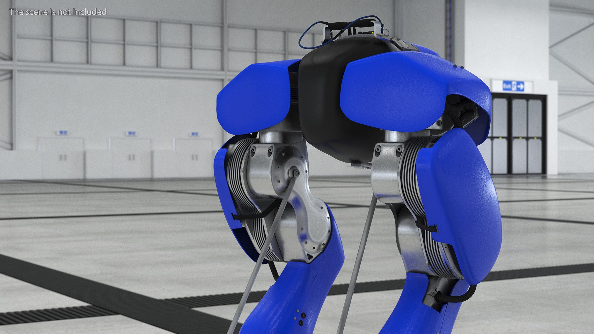 Two-legged Cassie Robot Blue 3D - TurboSquid 2197298