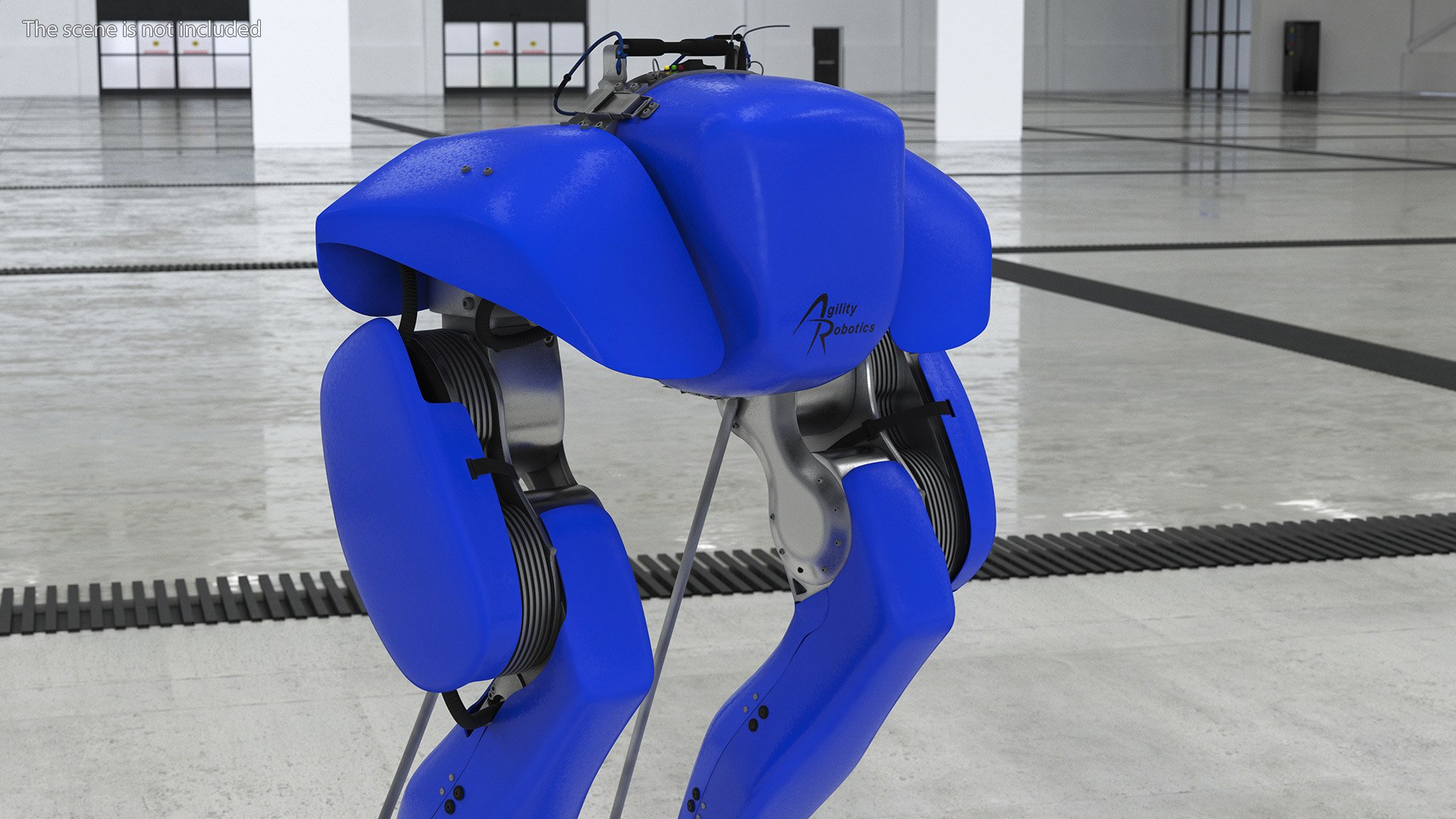 Two-legged Cassie Robot Blue 3D - TurboSquid 2197298