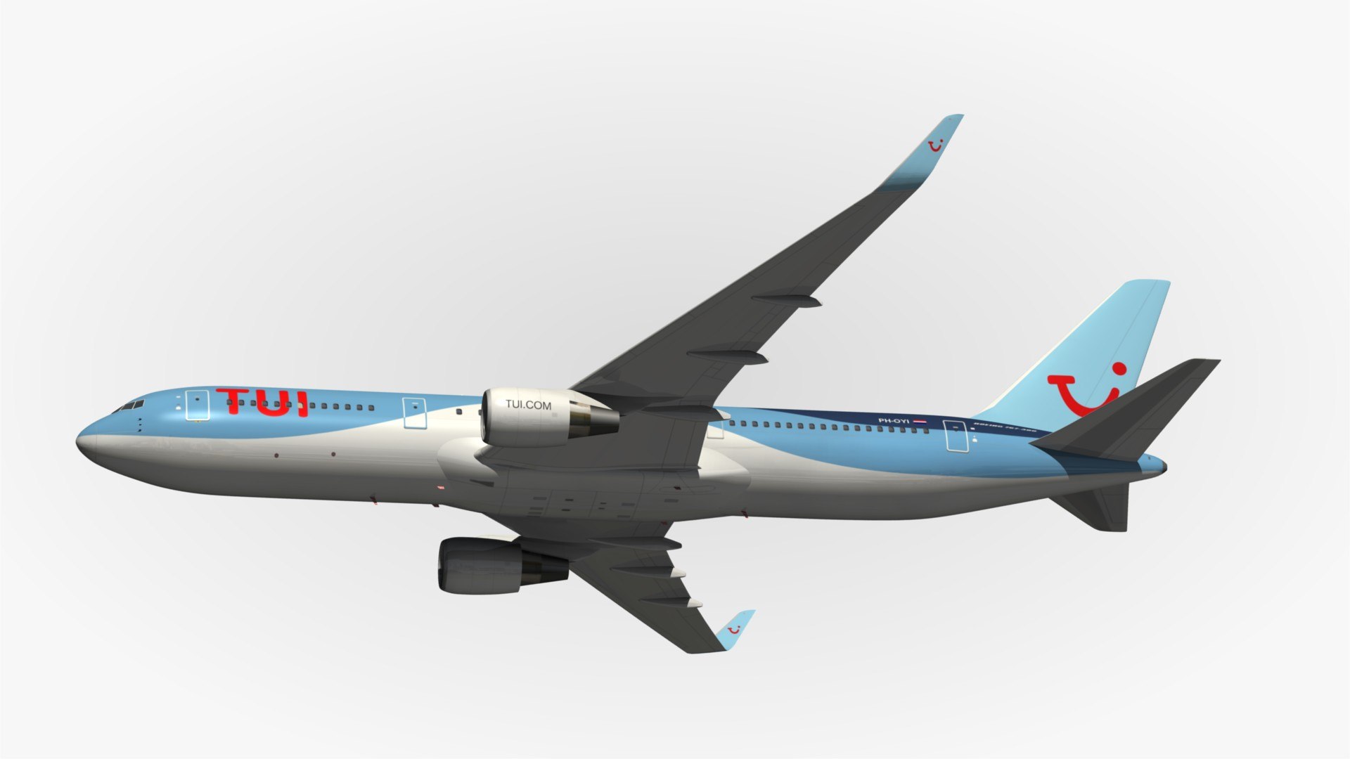 3d Model Boeing 767 300 Tui