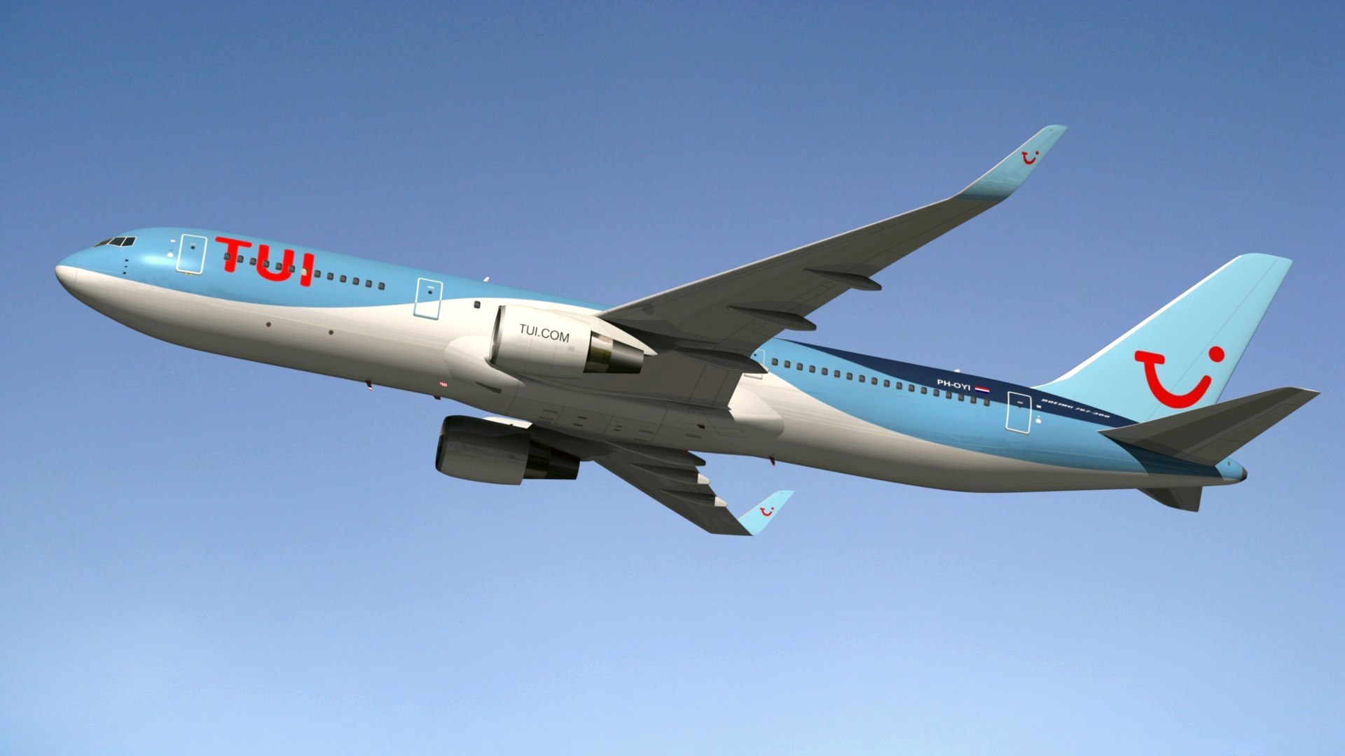 3d Model Boeing 767 300 Tui