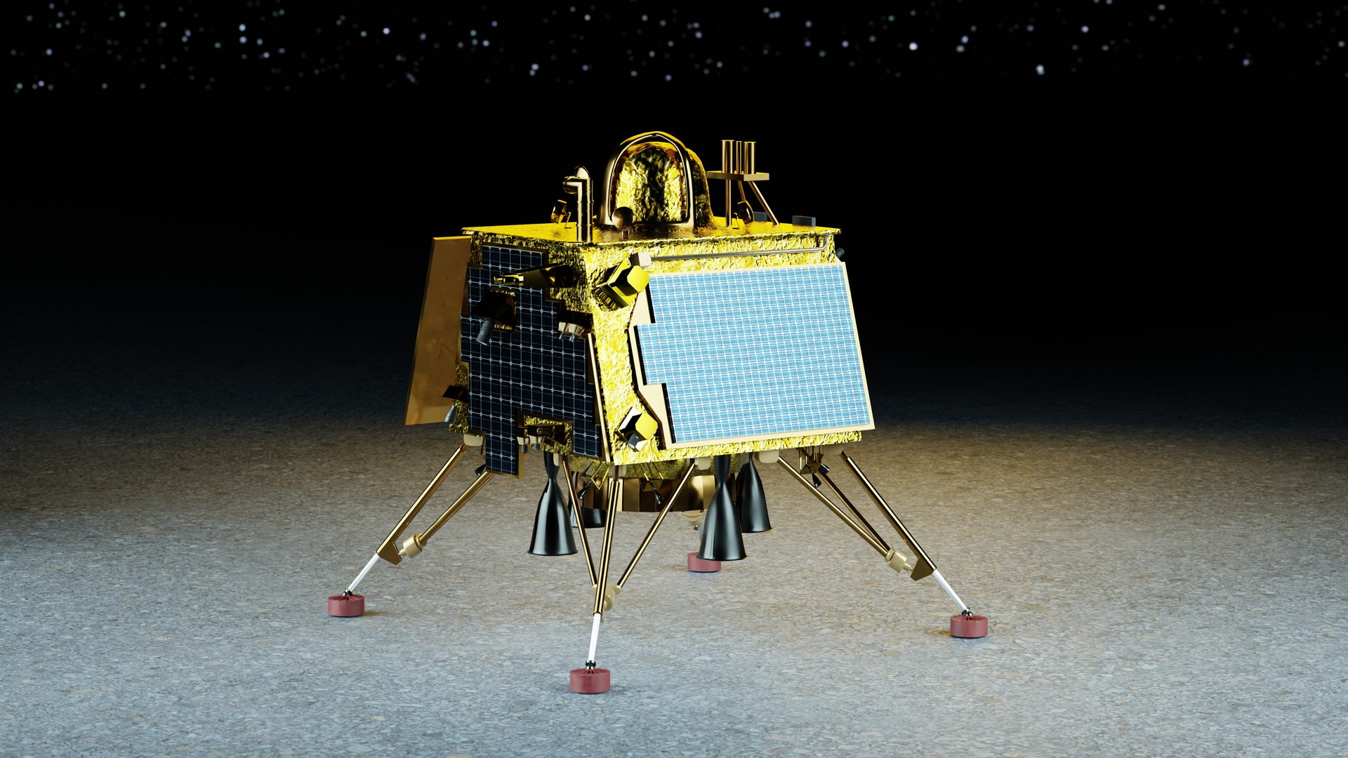3D Chandrayan 3 Lander - Vikram - TurboSquid 2301254