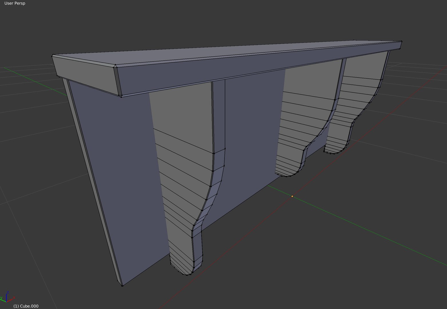 3D Set Table Shelf Model - TurboSquid 1506840