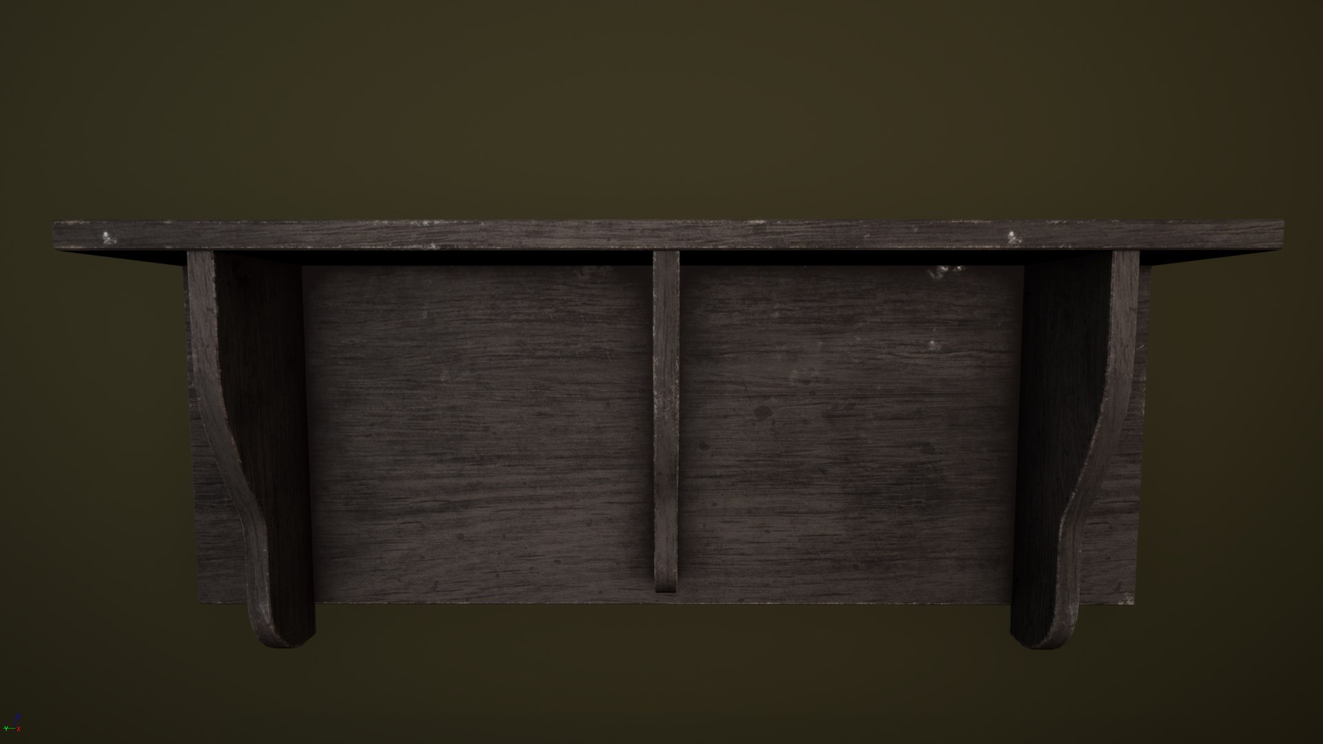 3D Set Table Shelf Model - TurboSquid 1506840