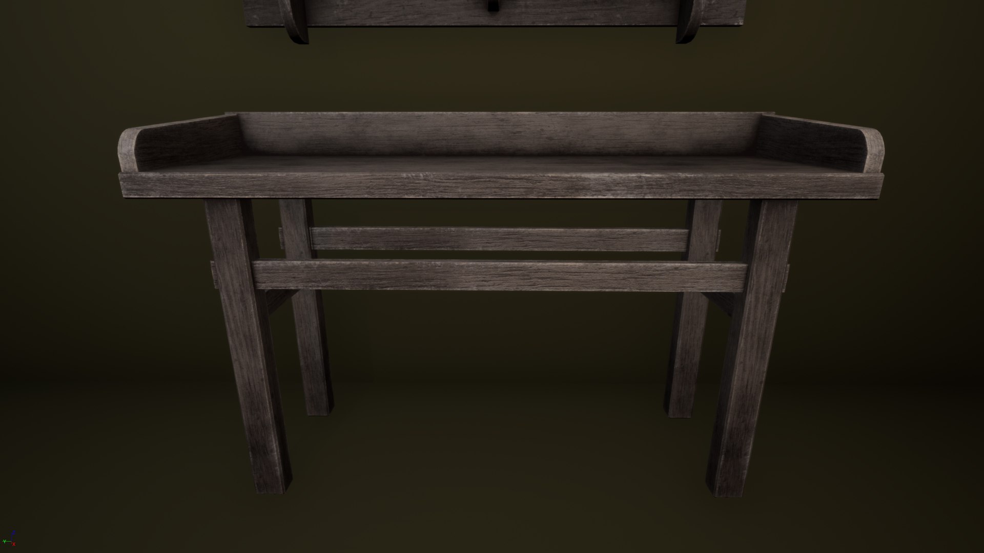 3D Set Table Shelf Model - TurboSquid 1506840