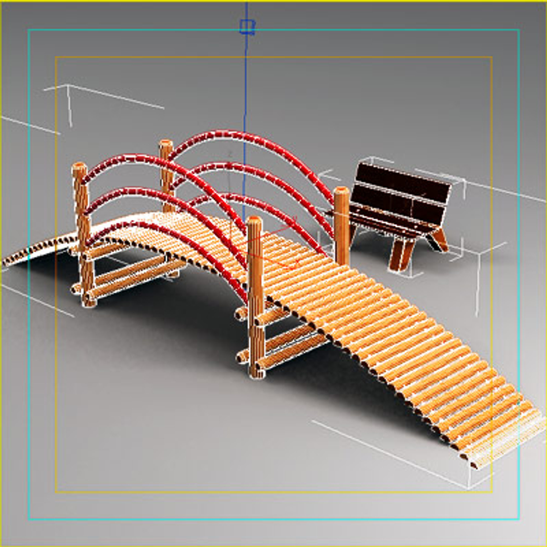 3d bridge playground play model