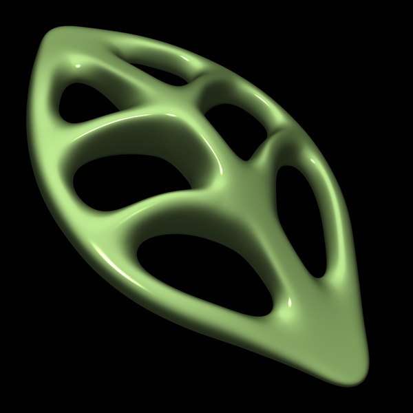 3d model leaf