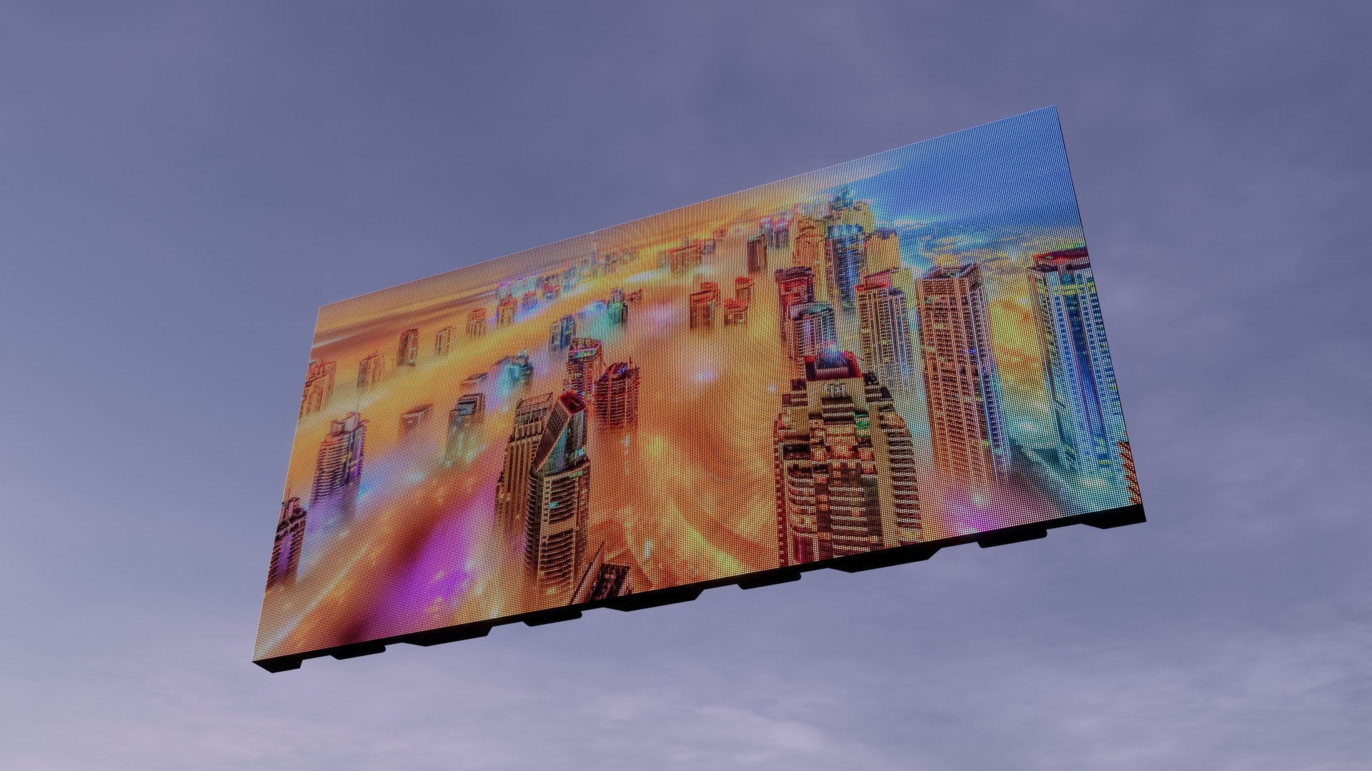 3D Led Screen Display Panel Monitor - TurboSquid 1988587