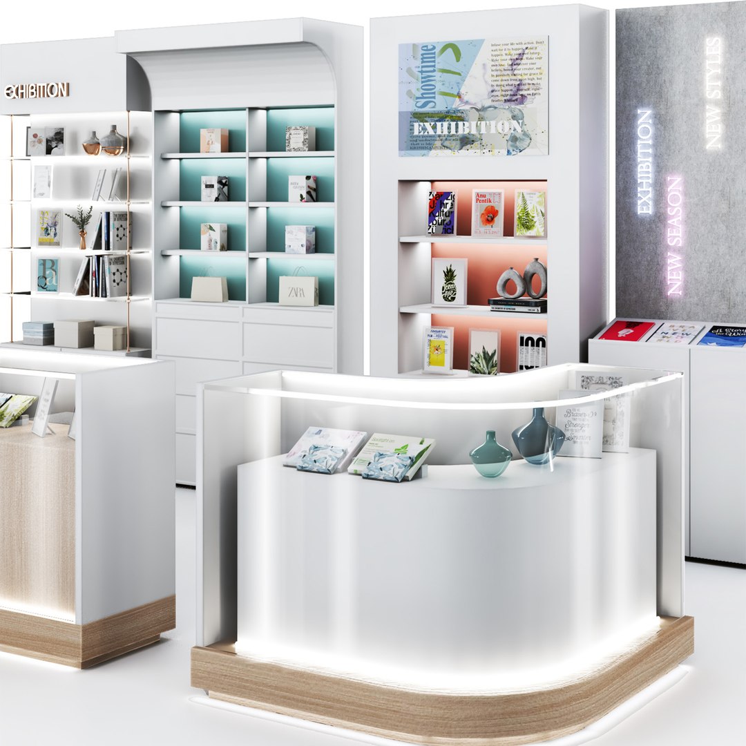 Showcase 02 Store Window 3D Model - TurboSquid 2117276