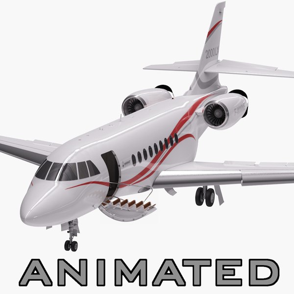 Dassault Falcon 3D Models for Download | TurboSquid