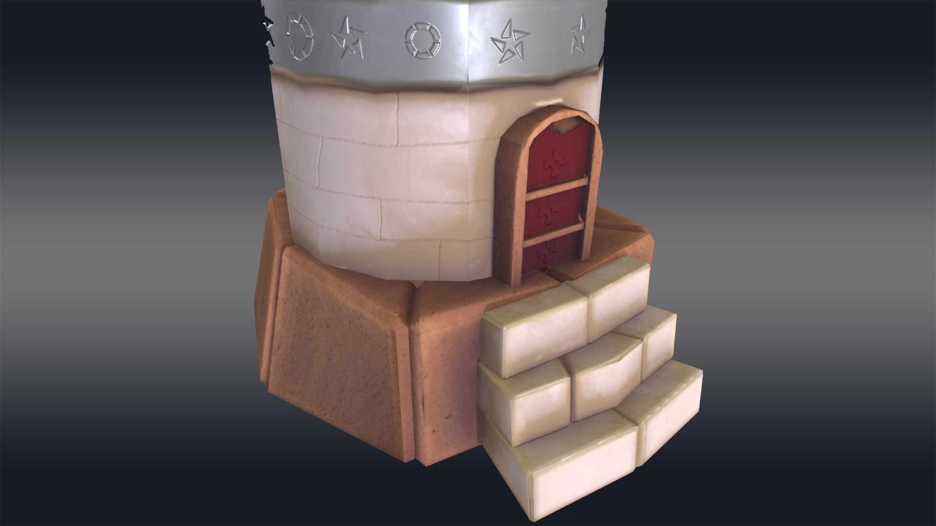 Cannon Tower 3D Model 3D model - TurboSquid 2127301