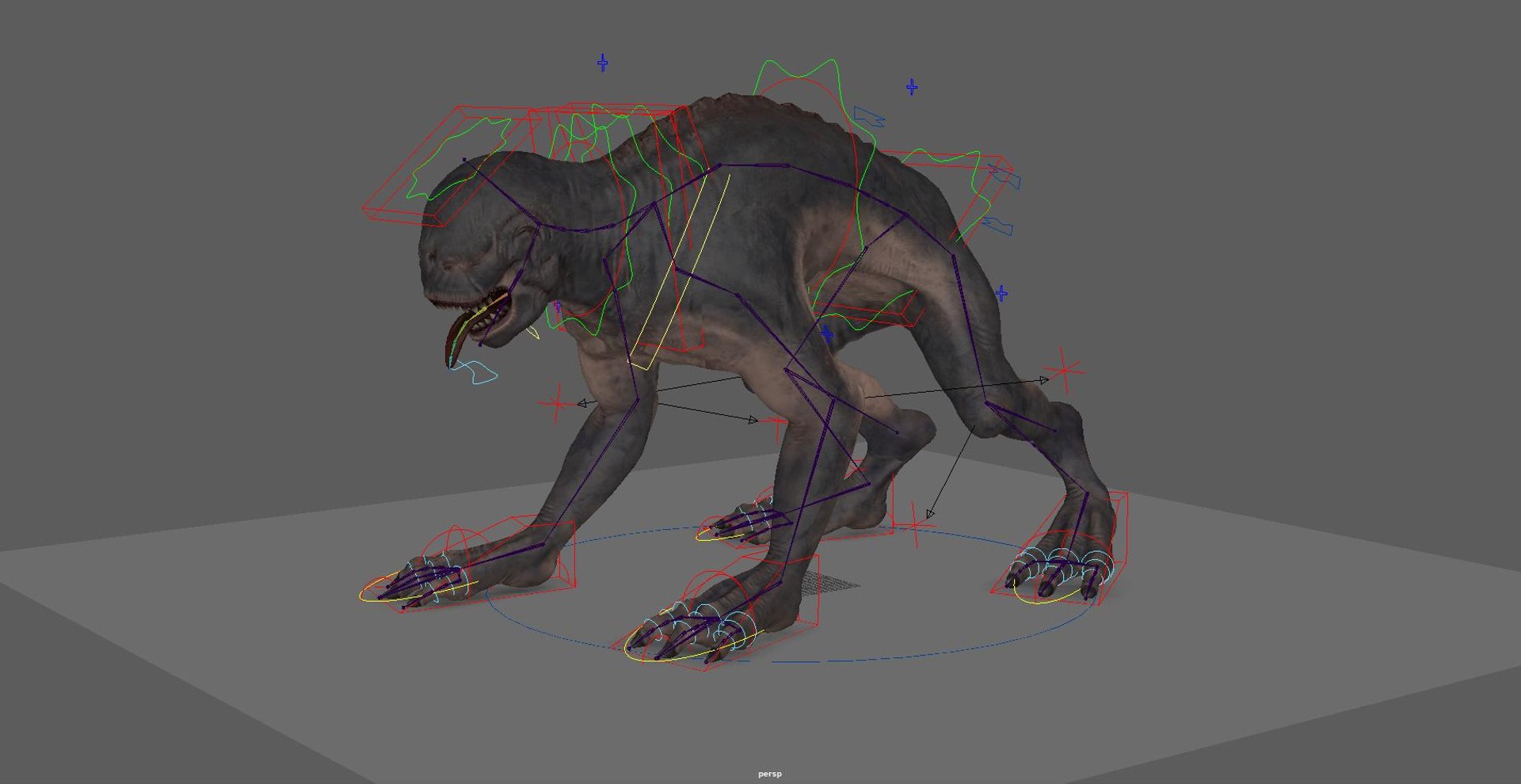 Dog alien monster 3D model - TurboSquid 1959235