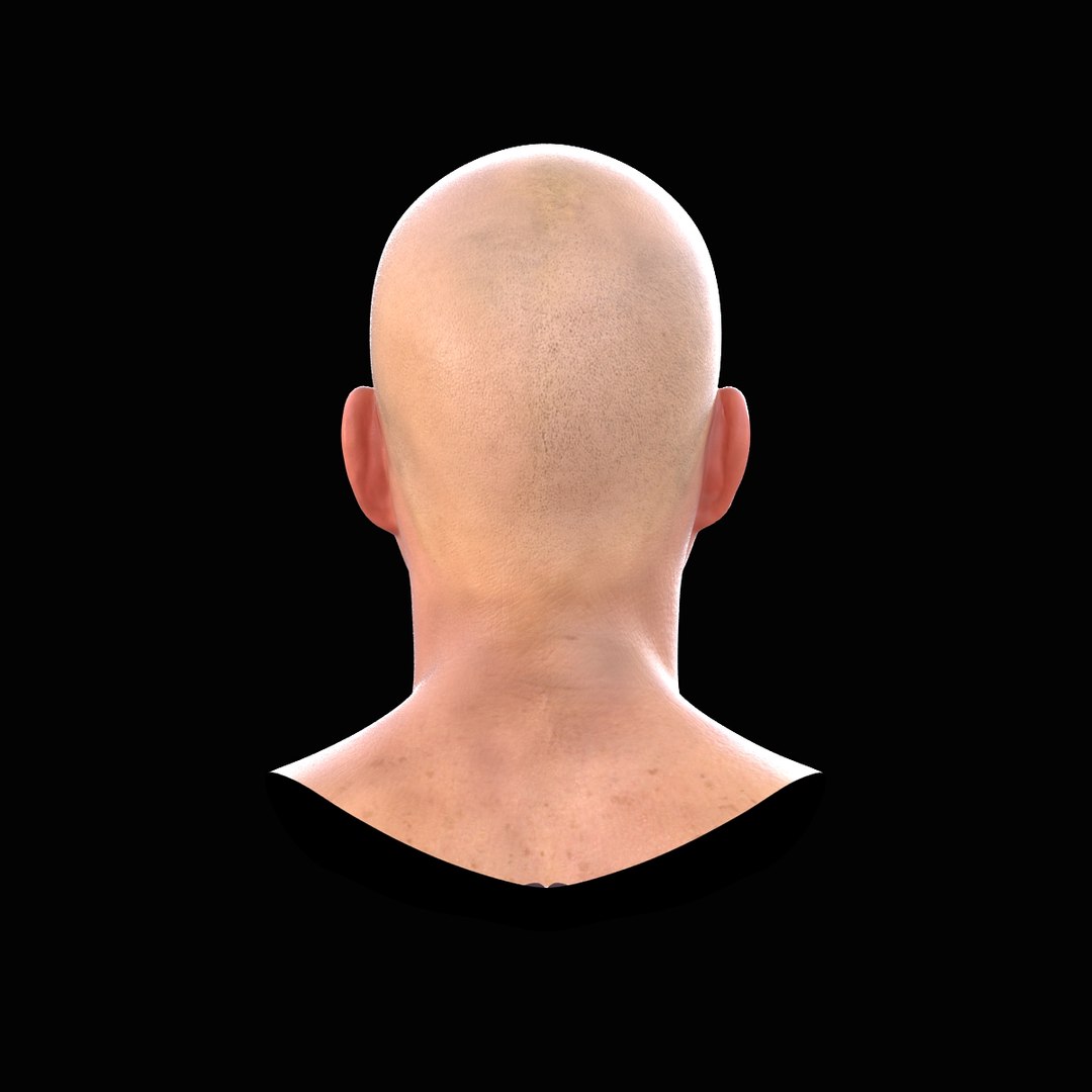 Male Head 3d Max