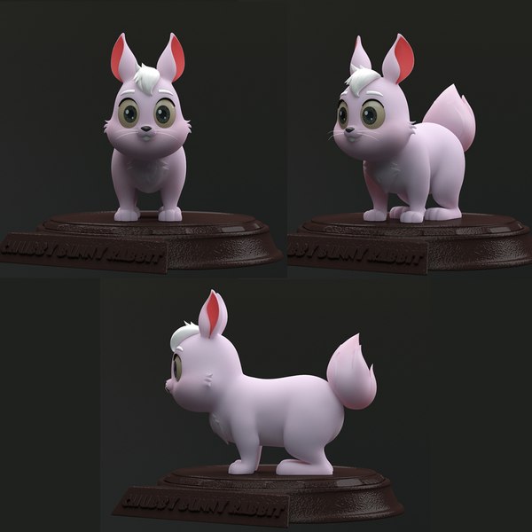 Cartoon Rabbit Maya Models for Download | TurboSquid