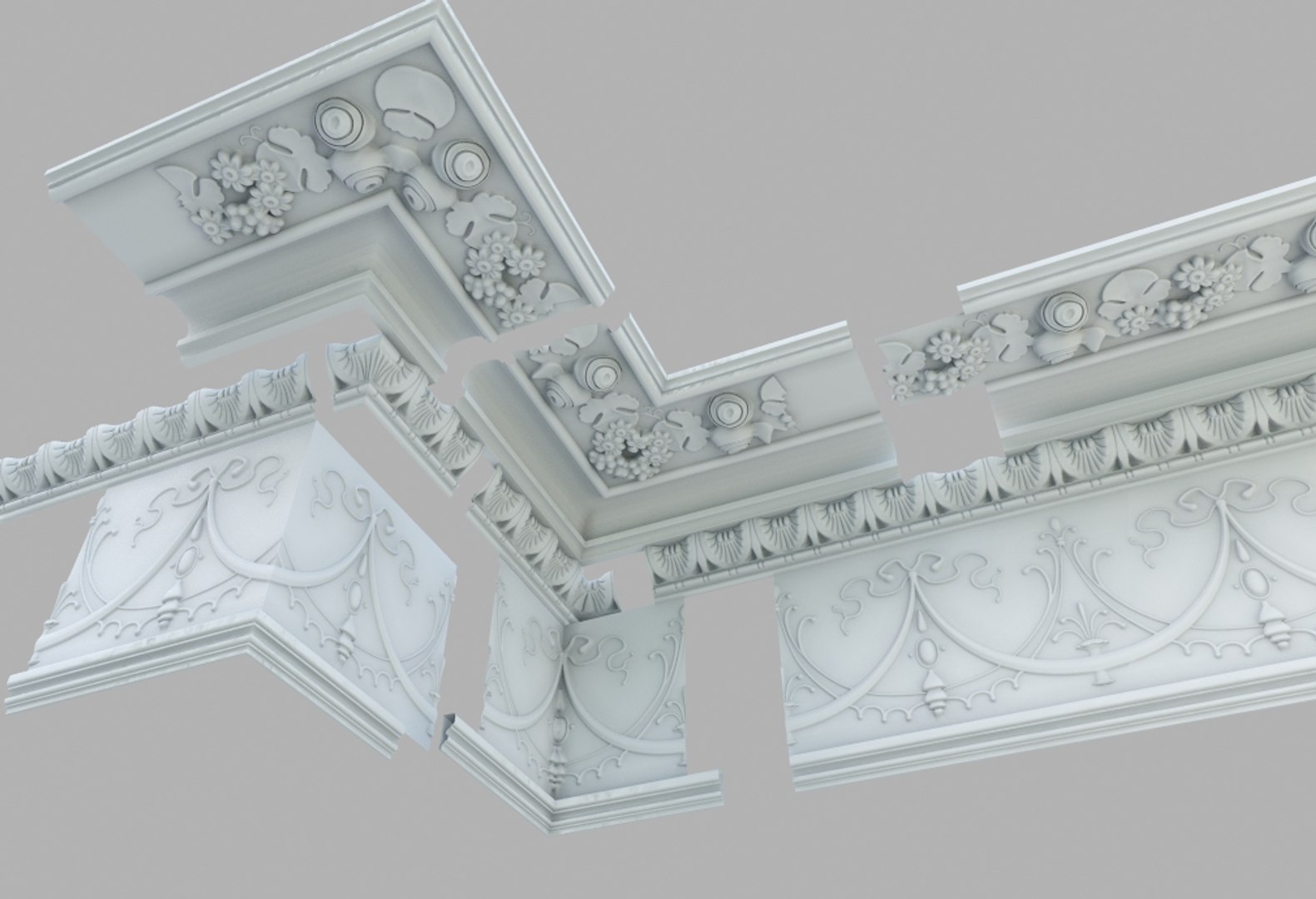 3ds max ceiling pack wall