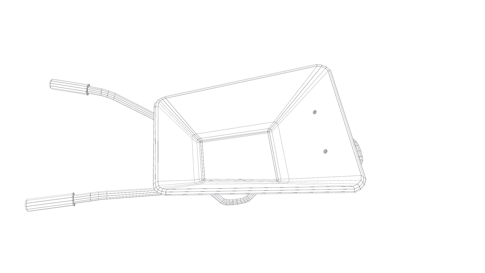 Wheelbarrow Low-poly PBR 3D model - TurboSquid 2069620