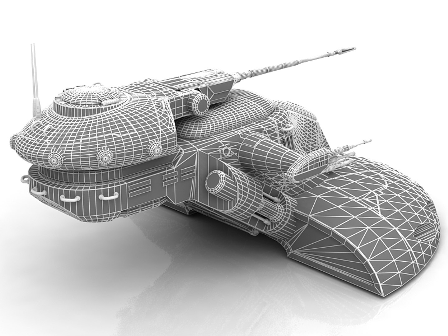3D Star Wars Aat Battletank Model - TurboSquid 1643701