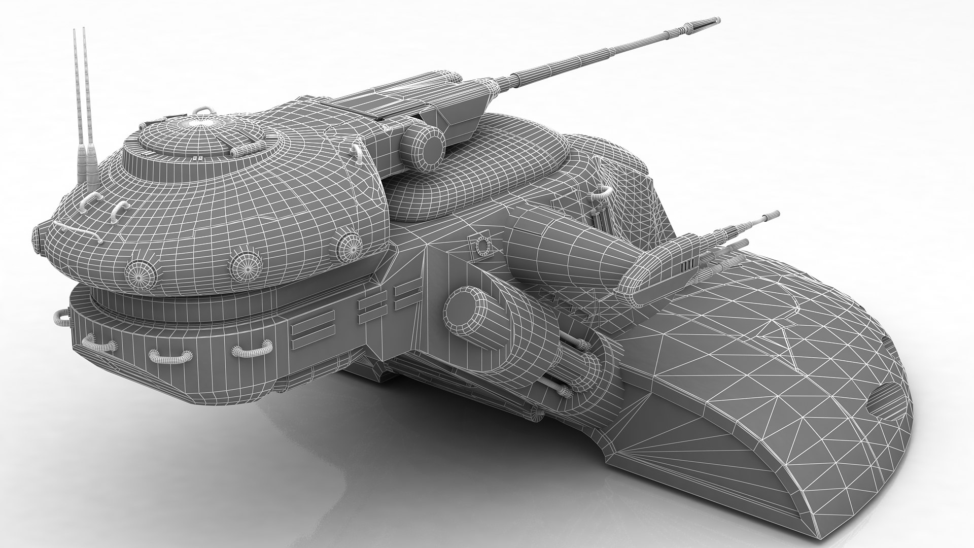 3D Star Wars Aat Battletank Model - TurboSquid 1643701