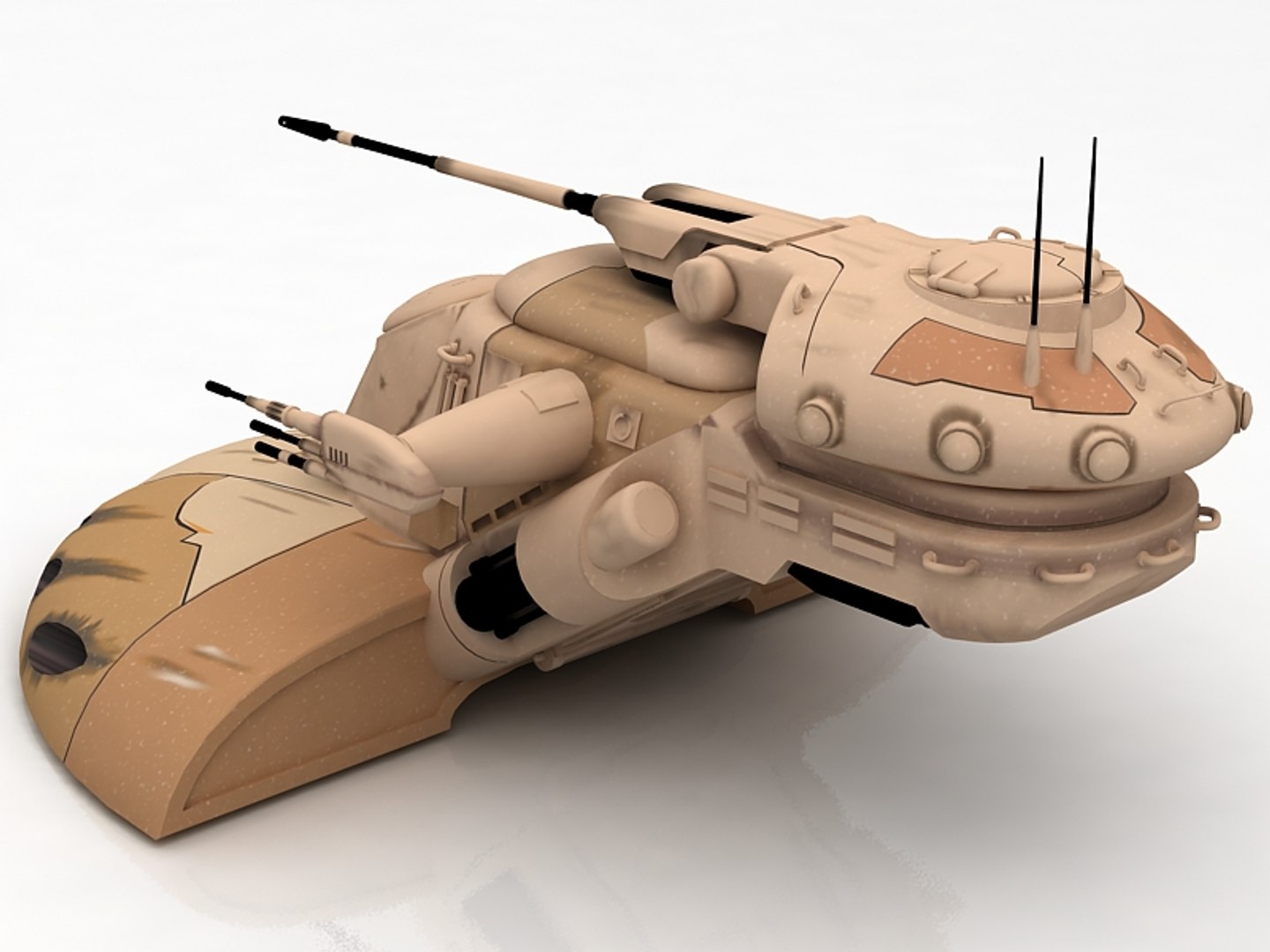 3D Star Wars Aat Battletank Model - TurboSquid 1643701