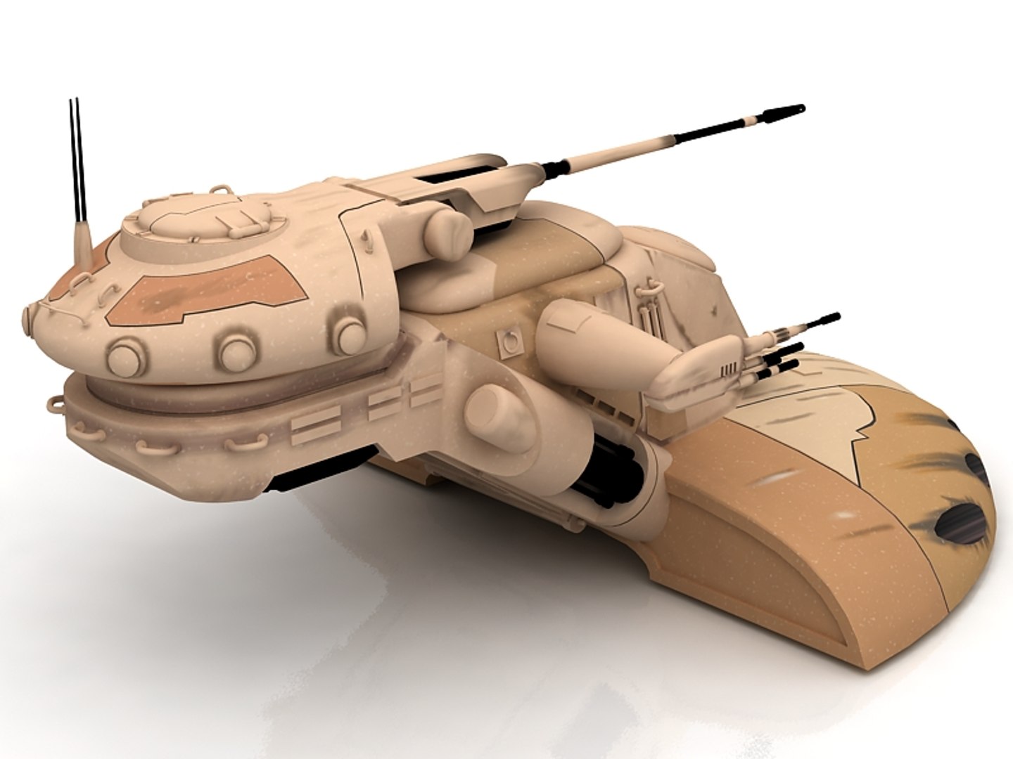 3D Star Wars Aat Battletank Model - TurboSquid 1643701