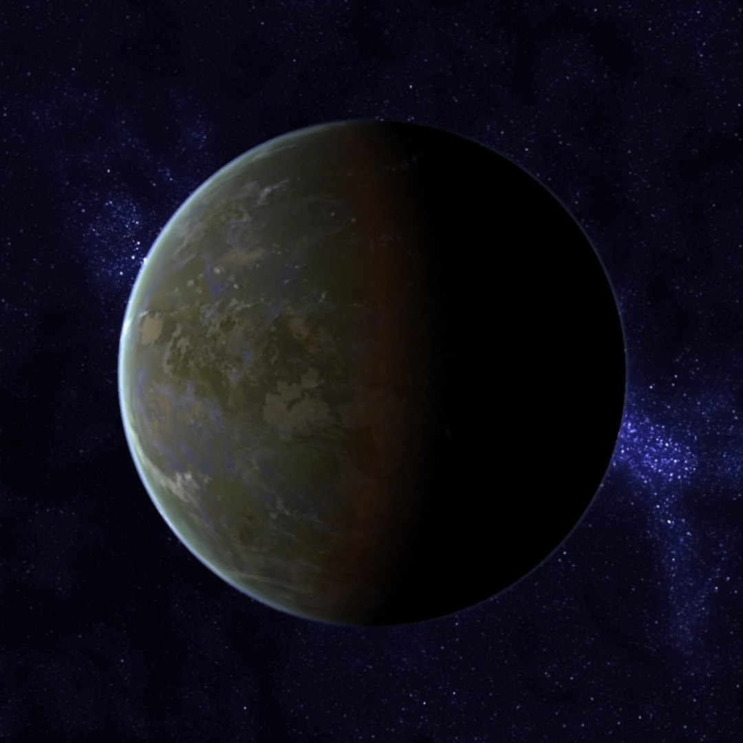 Acidic Planet Earth Class 3d Model